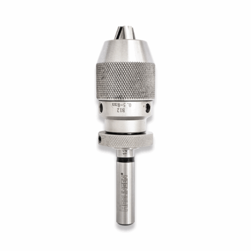 0.5-8MM KEYLESS LATHE DRILL CHUCK WITH 12MM STRAIGHT SHANK - RDG Tools