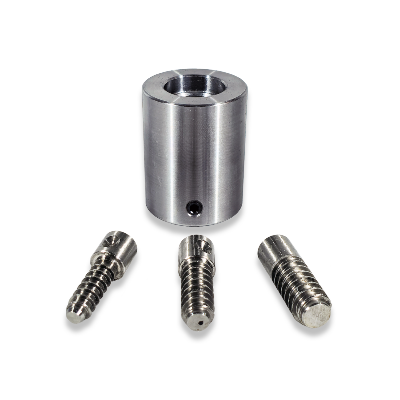 1-1/2" WOOD SCREW CHUCK 1" X 8TPI X 3 THREAD INSERT SIZES WOOD WORKING ...