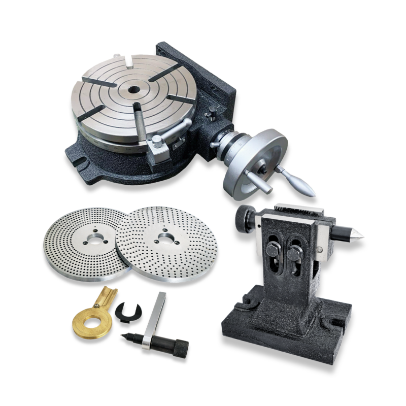10" / 250MM HV10 horizontal/vertical rotary table with dividing plates ...