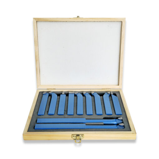11PC CARBIDE LATHE TURNING TOOLS SET 16MM SHANK BOXED - RDG Tools