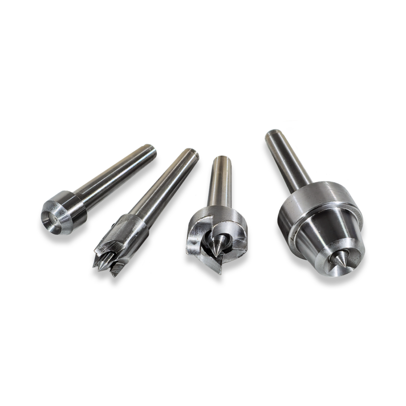 1MT WOOD TURNING SET 4PC WOOD LATHE SPUR DRIVE LIVE CENTRE - RDG Tools