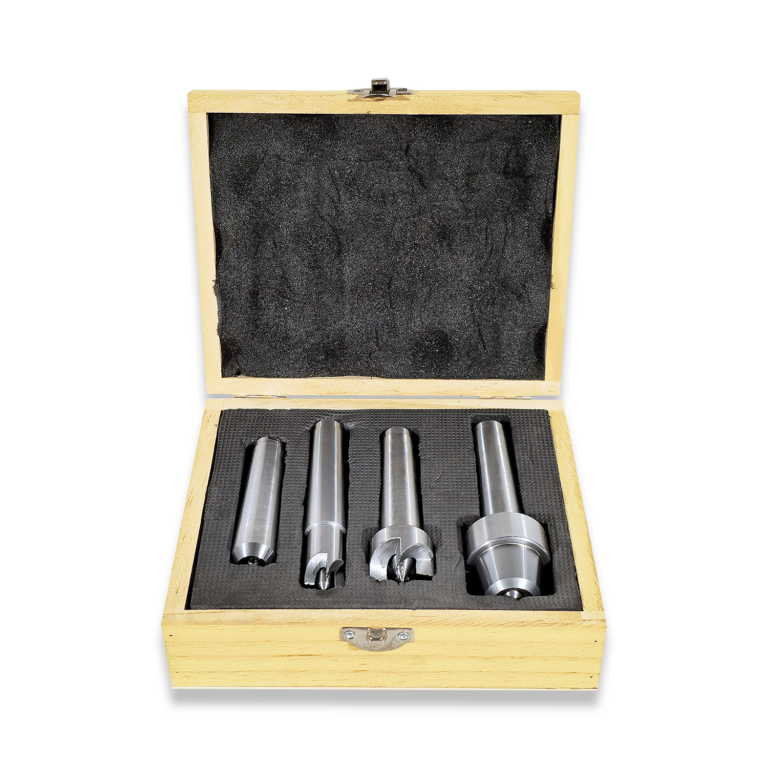 2MT WOOD TURNING SET 4PC WOOD LATHE SPUR DRIVE LIVE CENTRE - RDG Tools
