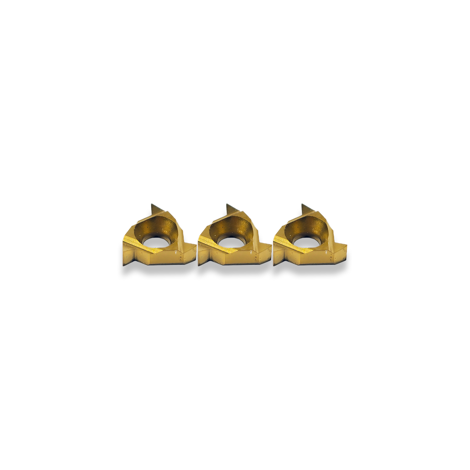 3 x 55 Degree Coated Screw Cutting Tips (internal) 08nra - RDG Tools