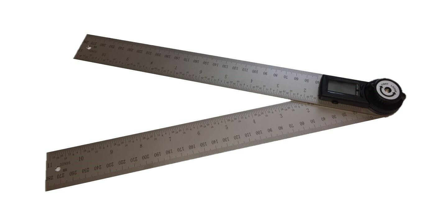 300MM DIGITAL PROTRACTOR RESOLOUTION 0.1 DEGREES 360 DEGREE - RDG Tools