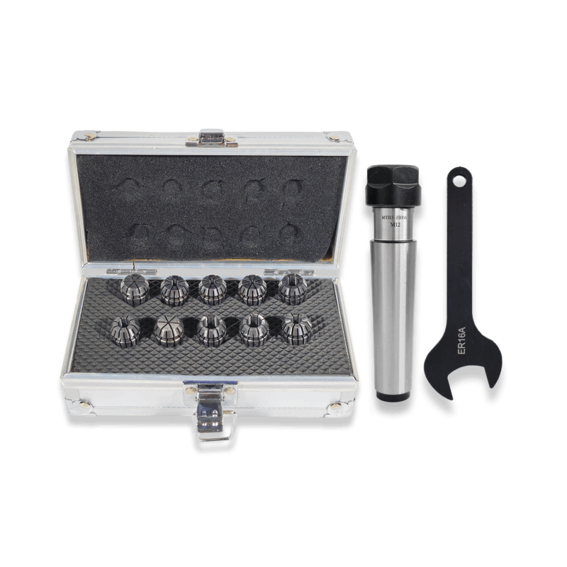 3MT ER16 COLLET CHUCK WITH 1OPC COLLET SET 1-10MM AND SPANNER RDGTOOLS ...