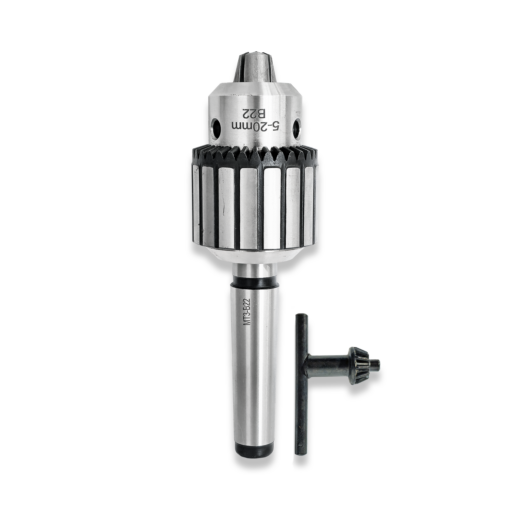 3MT KEY-TYPE DRILL CHUCK 5-20MM CAP ( DRAW BAR ARBOUR) 12MM - RDG Tools