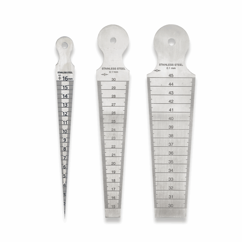 3PC HOLE GAUGE SET 0-45MM / 0-1"3/4 CHECKING HOLE DIAMETERS - RDG Tools