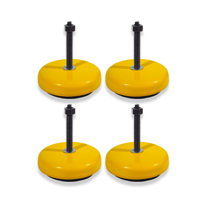 80MM ANTI VIBRATION MACHINE PADS (SET OF 4) LATHE ENGINEERING MYFORD ...