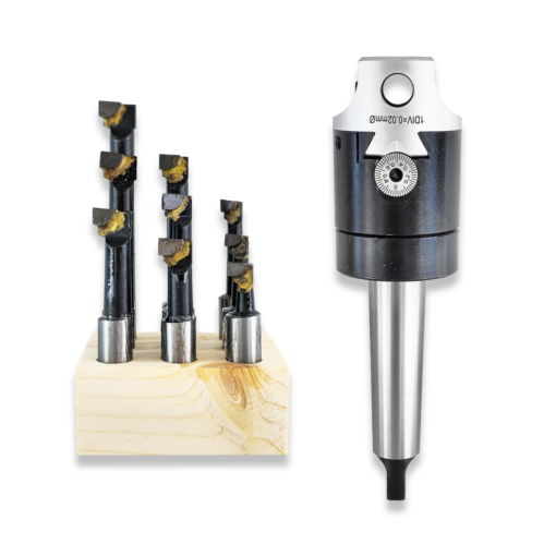 50mm Boring head with 3MT tanged arbor and 9pc brazed boring tool set ...