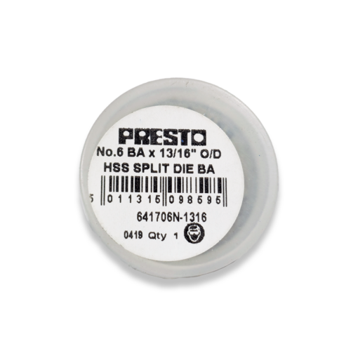 PRESTO 6BA HSS Split Die - RDG Tools