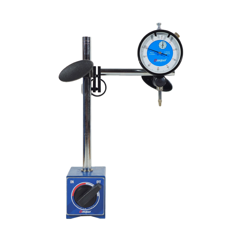 Dasqua magnetic base + metric 0-10mm dial test indicator 7611-1012 ...