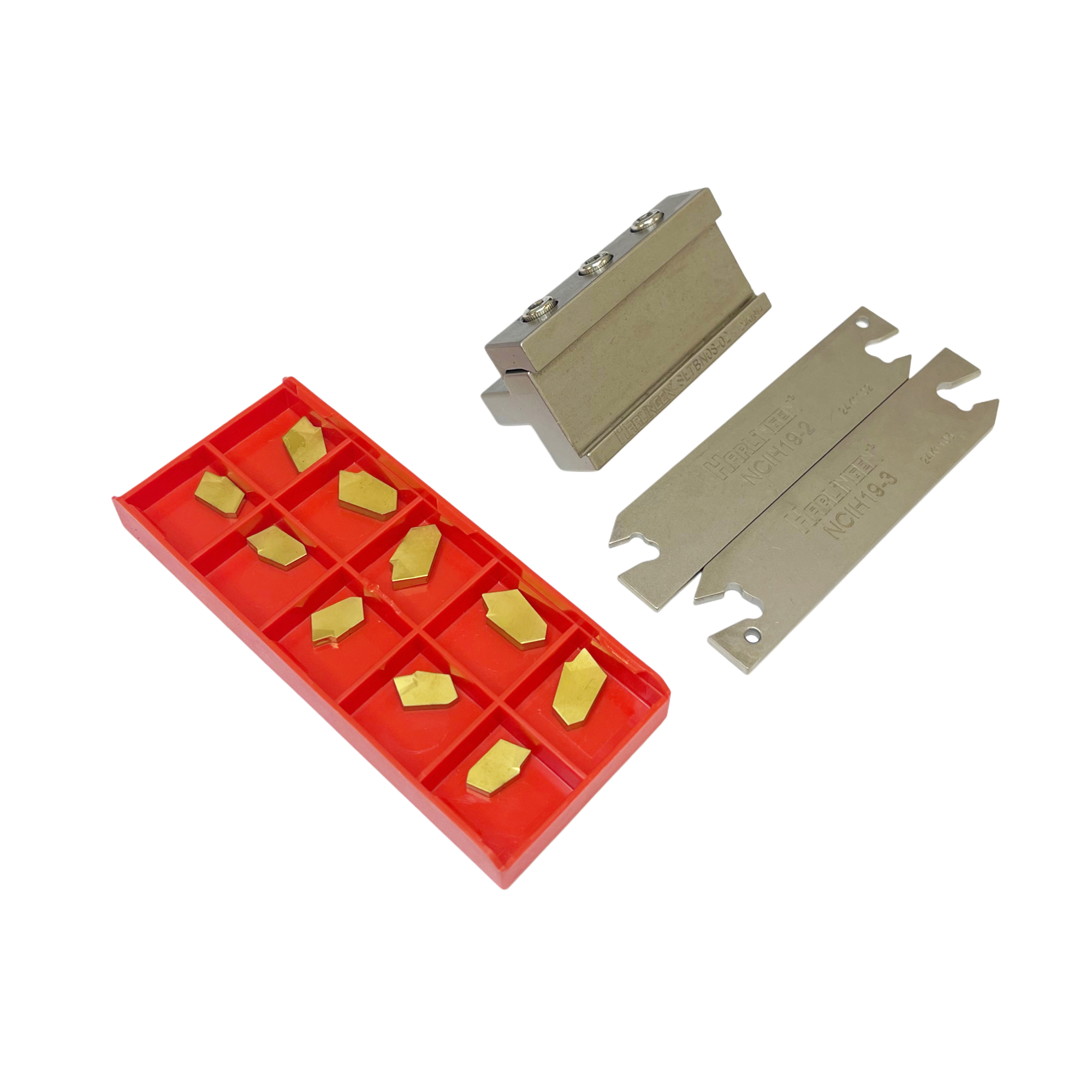 8MM INDEXABLE LATHE PARTING SYSTEM BLOCK BLADES 10 INSERTS 2MM 3MM ...