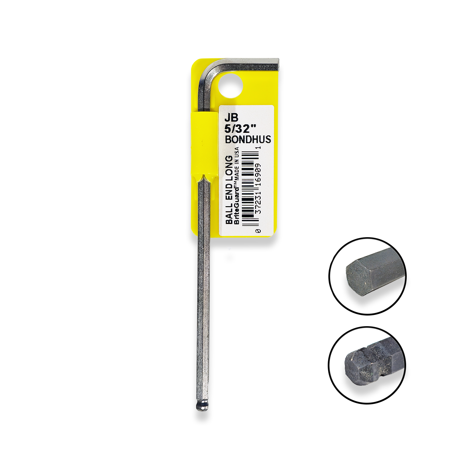 BONDHUS 5/32″ Ball End Hex Long Allen Key BriteGuard Finish 16909 - RDG ...