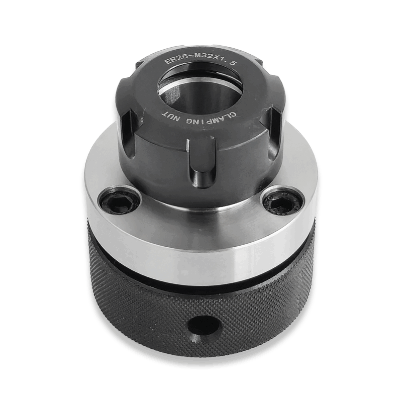 ER25 COLLET CHUCK FOR MYFORD SPINDLE 2PC CHUCK THREADED 1-1/8" X 12 ...