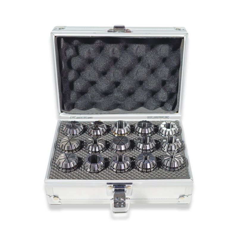 ER25 COLLET SET R8 CHUCK COLLETS AND SPANNER (1-16MM) FOR BRIDGPORT ...