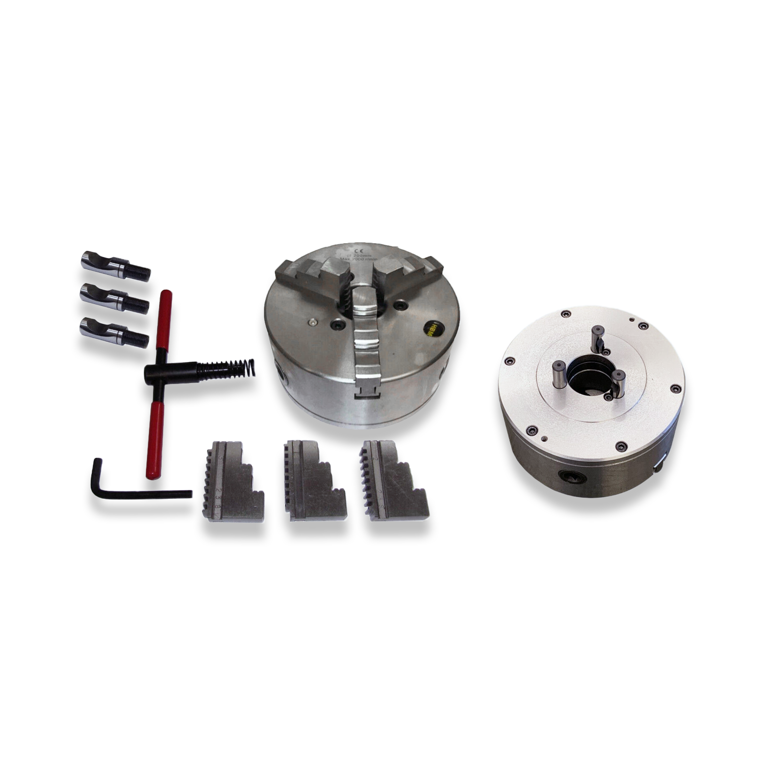 HBM 200MM 3 JAW LATHE CHUCK D3 (CHIPMASTER/BANTAM) - RDG Tools