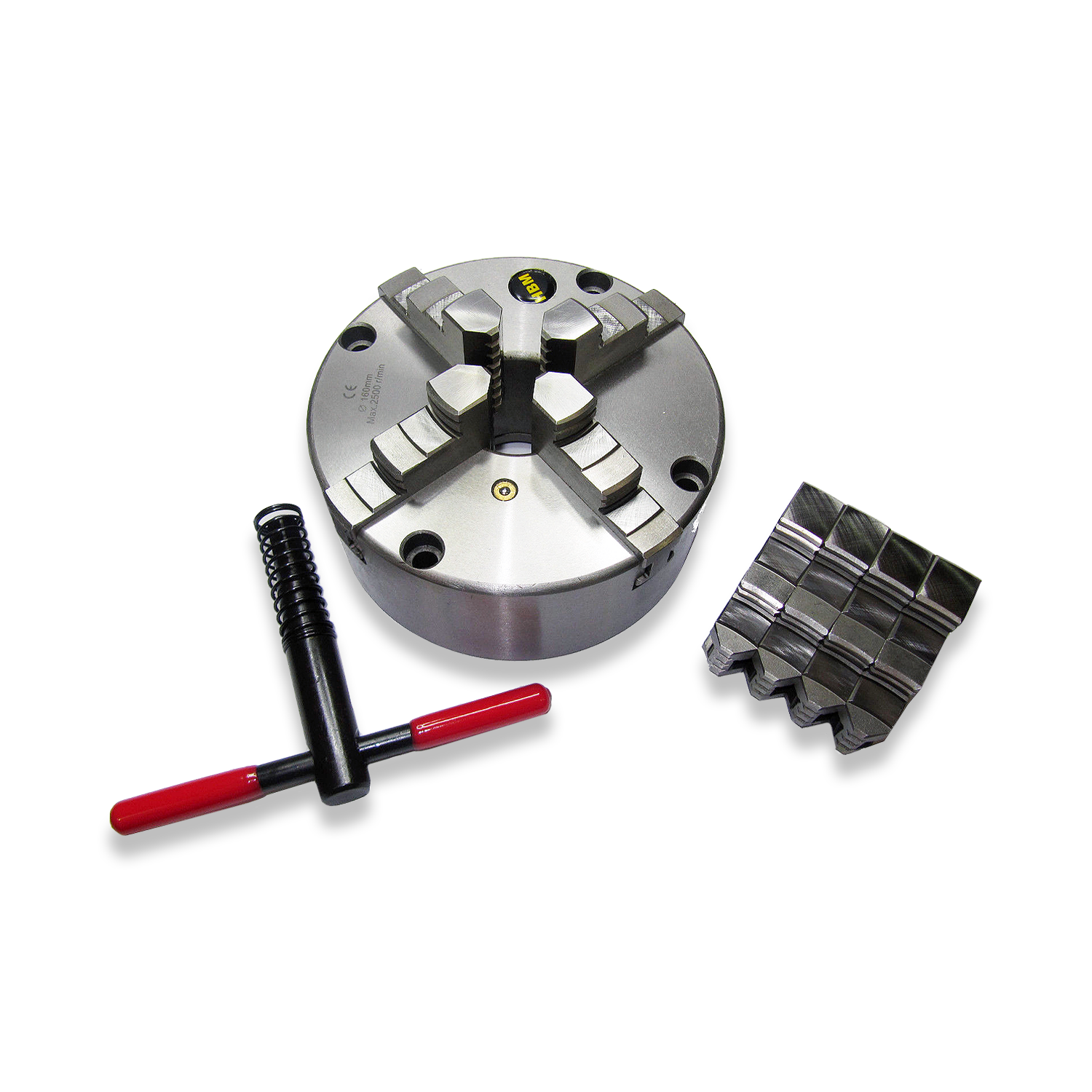HBM 250MM 4 JAW SELF CENTERING CHUCK (FRONT MOUNT) - RDG Tools