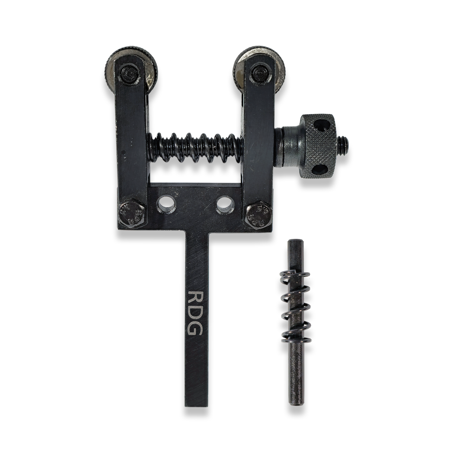 INDUSTRIAL 2 WHEEL CLAMP KNURLING TOOL 3/8 SHANK - RDG Tools