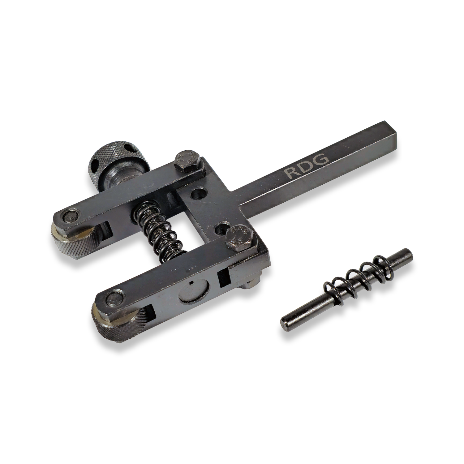 INDUSTRIAL 2 WHEEL CLAMP KNURLING TOOL 3/8 SHANK - RDG Tools