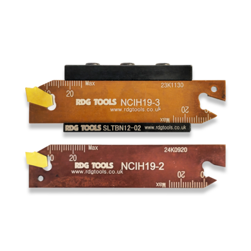 Indexable Parting Tool 12mm shank 2 Bladed 2 Inserts - RDG Tools