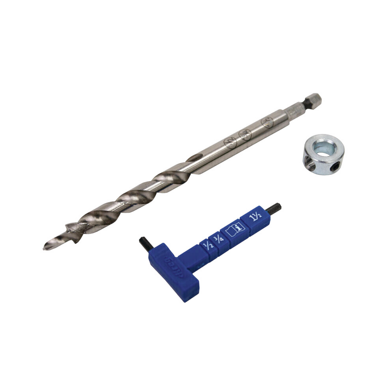 Kreg Easy-Set Drill Bit with Stop Collar & Gauge/Hex Wrench KPHA308-INT ...