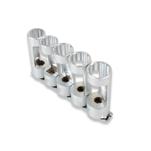 LASER 6496 Strut Nut Socket Set 5 Piece 12 point sockets 18-24mm and ...