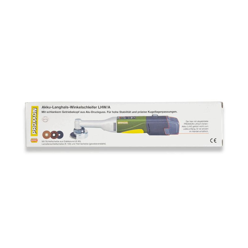 PROXXON Cordless 10.8V Long Neck Angle Grinder LHW/A (BODY ONLY) 29817 ...