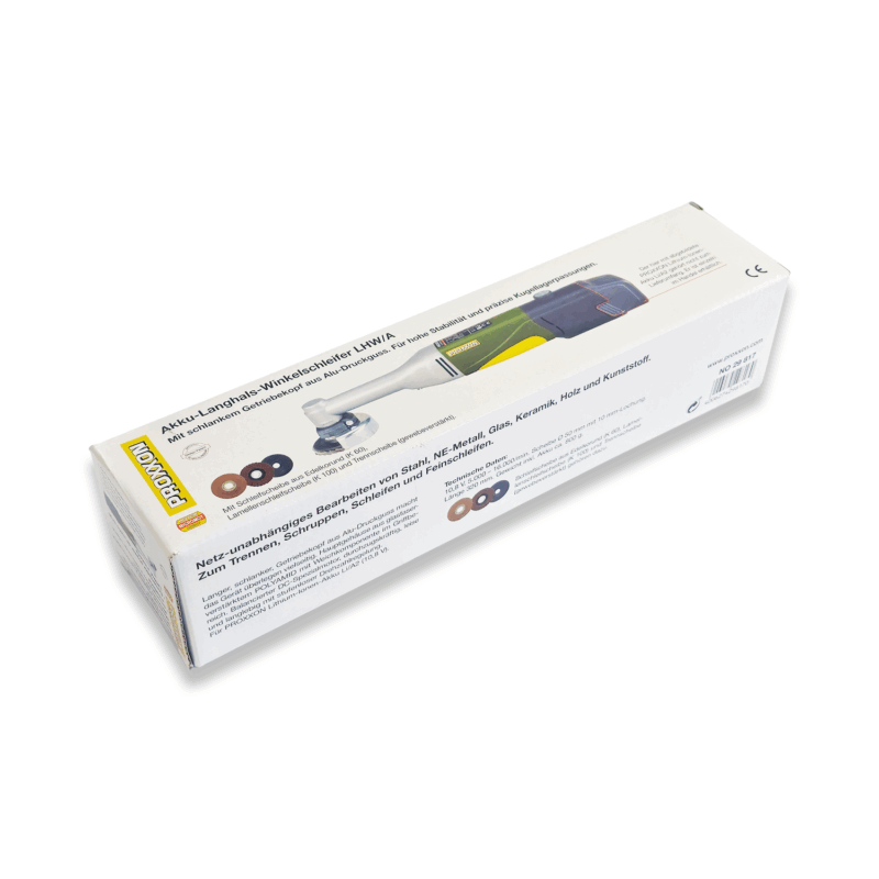 PROXXON Cordless 10.8V Long Neck Angle Grinder LHW/A (BODY ONLY) 29817 ...