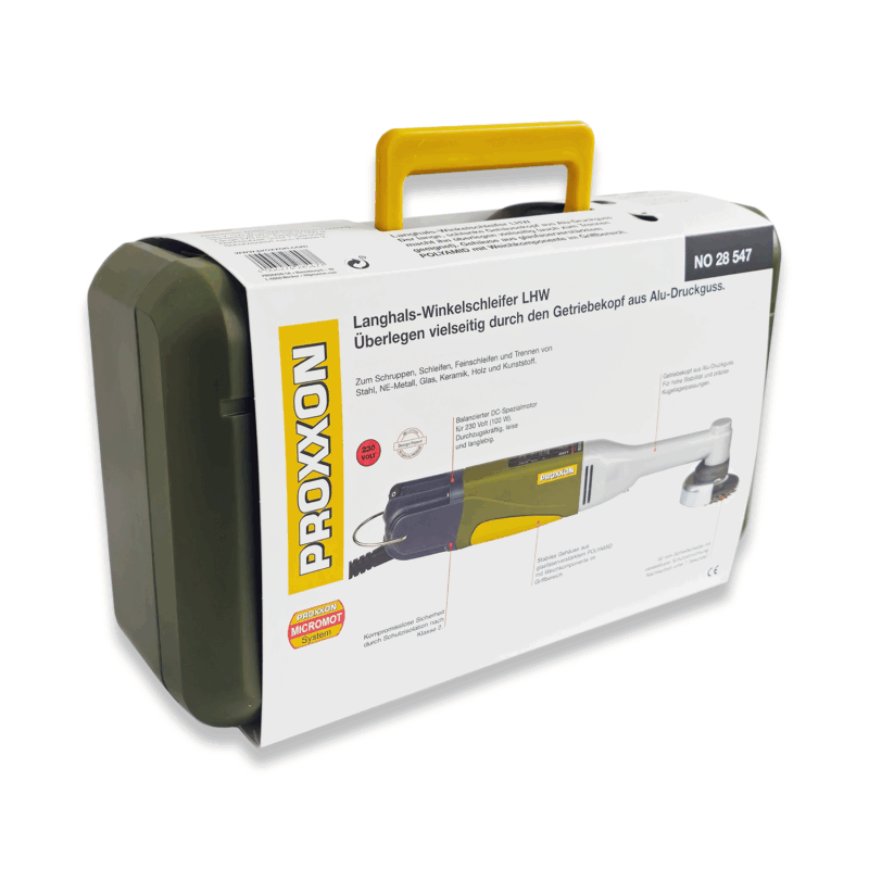PROXXON Long Neck Angle Grinder LHW 28547 - RDG Tools