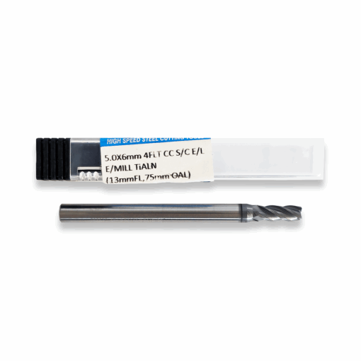 Presto 5mm EXTRA LONG length 4 flute end mill solid carbide - RDG Tools