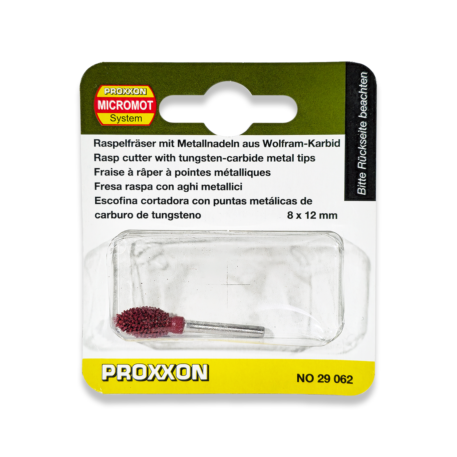 PROXXON Tungsten Carbide Conical Rasp Cutter 29062/475923 - RDG Tools