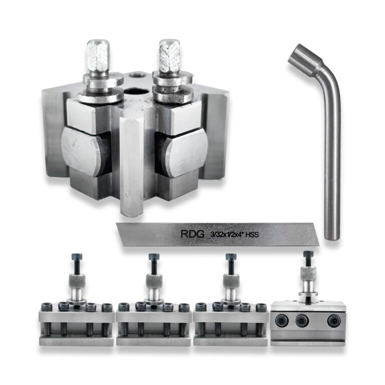 QUICK CHANGE TOOLPOST SET FOR MYFORD LATHE WITH PARTING HOLDER AND VEE ...