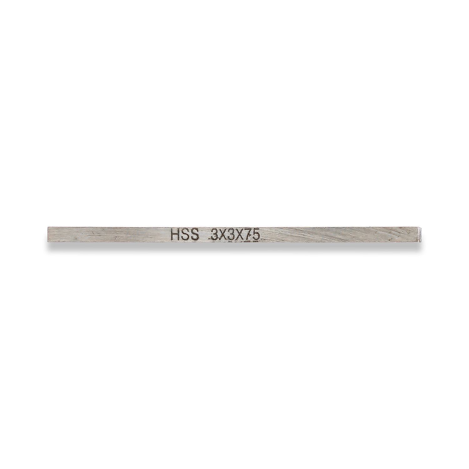 SQUARE TOOL STEEL 3MM X 3MM x 75MM LONG BLANK END - RDG Tools