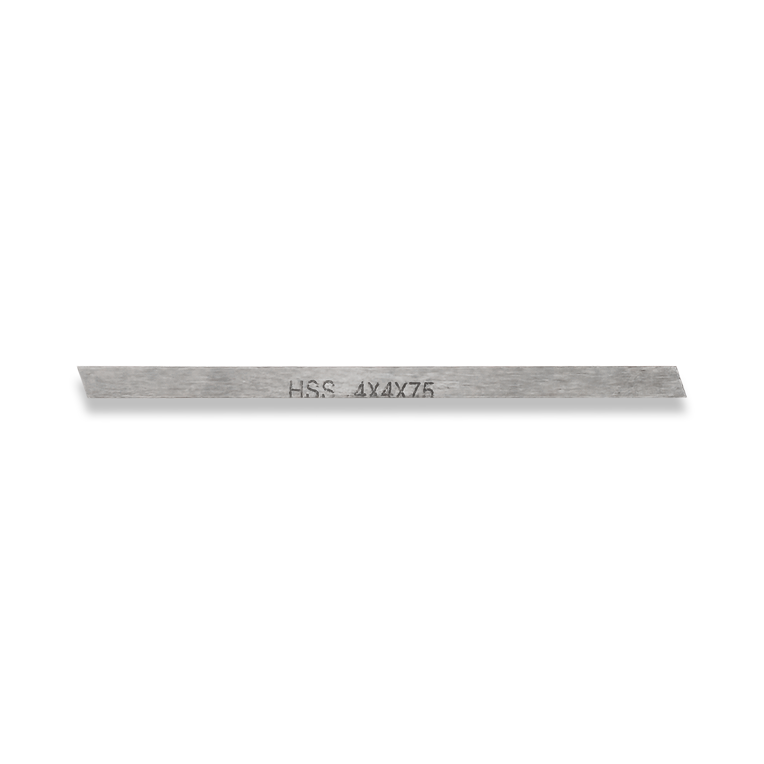 SQUARE TOOL STEEL 4MM X 4MM x 75MM LONG BLANK END - RDG Tools