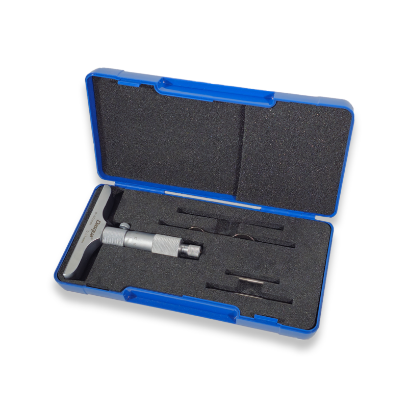 0-50MM DEPTH GAUGE MICROMETER METRIC PRECISION MADE BY DASQUA 4611-8110 ...