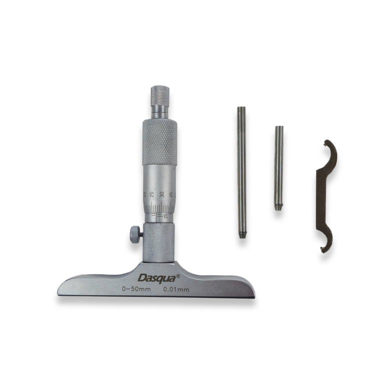 0-50MM DEPTH GAUGE MICROMETER METRIC PRECISION MADE BY DASQUA 4611-8110 ...