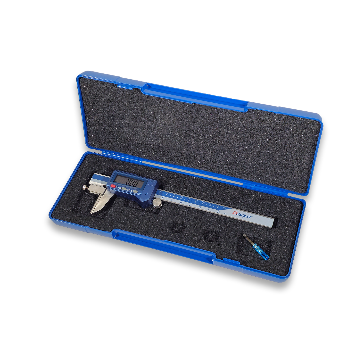 Dasqua Digital Tube Thickness Caliper 0-150mm / 0-6" / Fraction 2060 ...