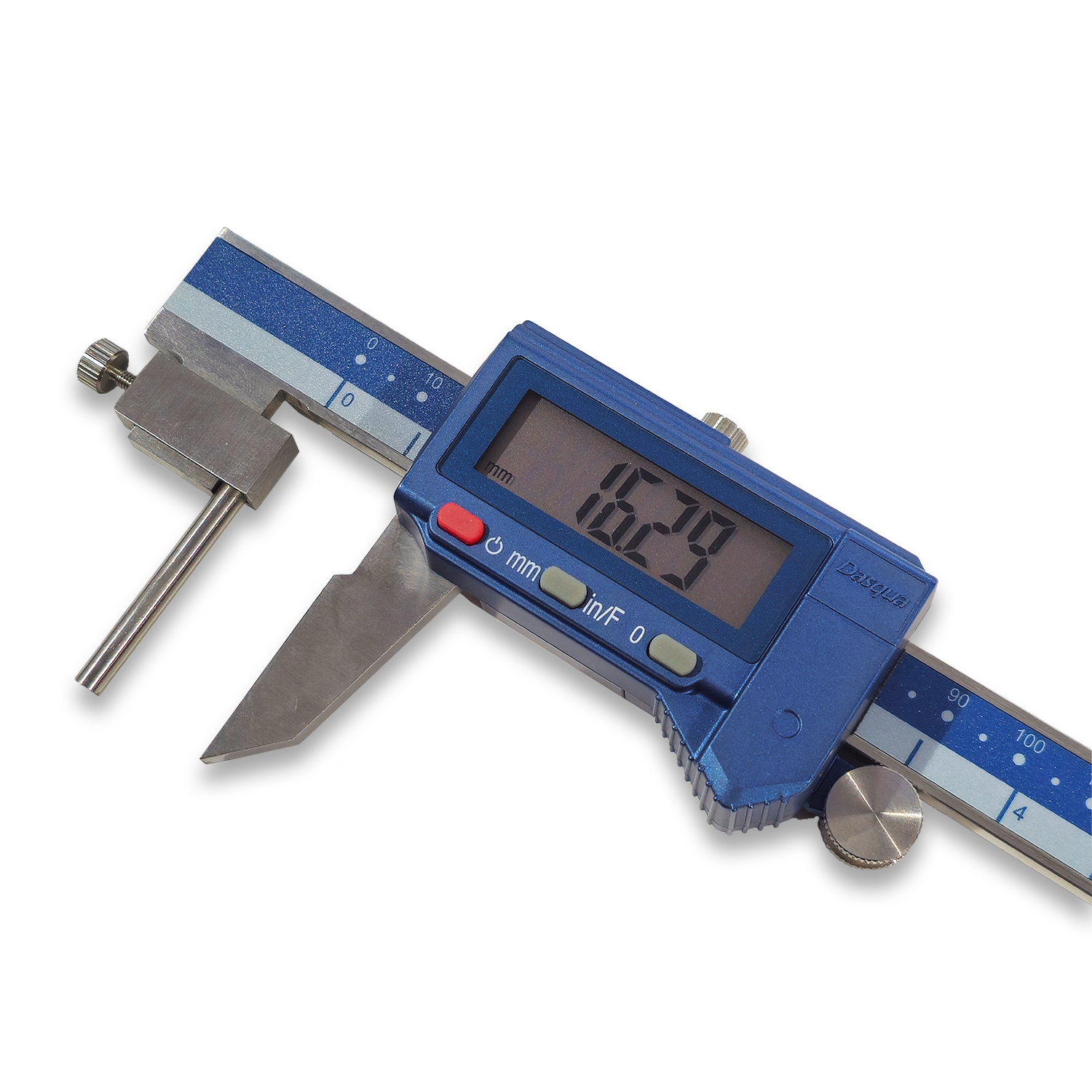 Dasqua Digital Tube Thickness Caliper 0-150mm / 0-6" / Fraction 2060 ...