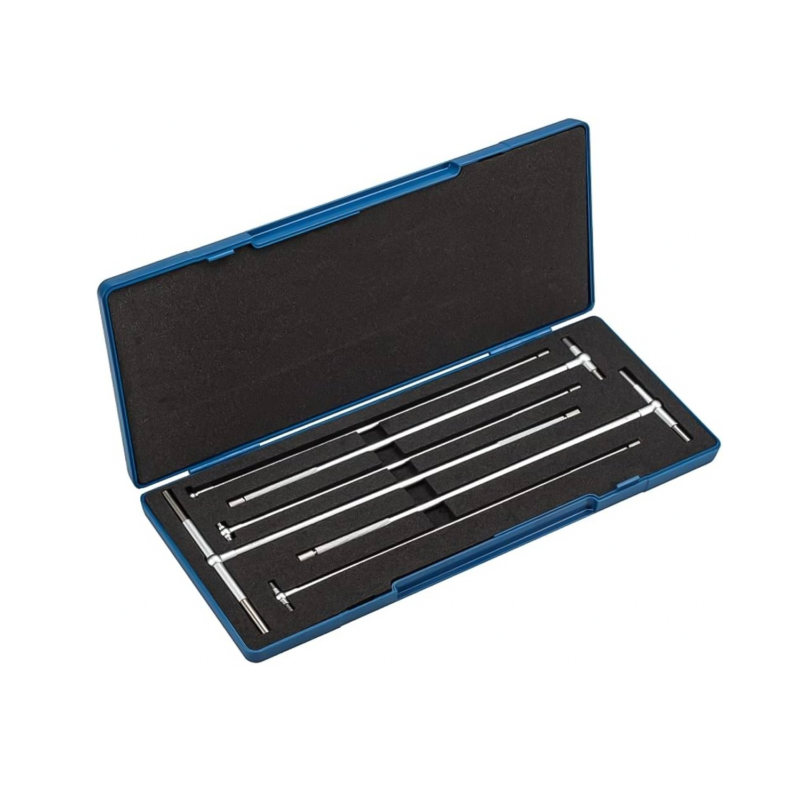 6PC LONG TELESCOPIC BORE GAUGE SET MICROMETER MADE BY DASQUA METRIC 8 ...