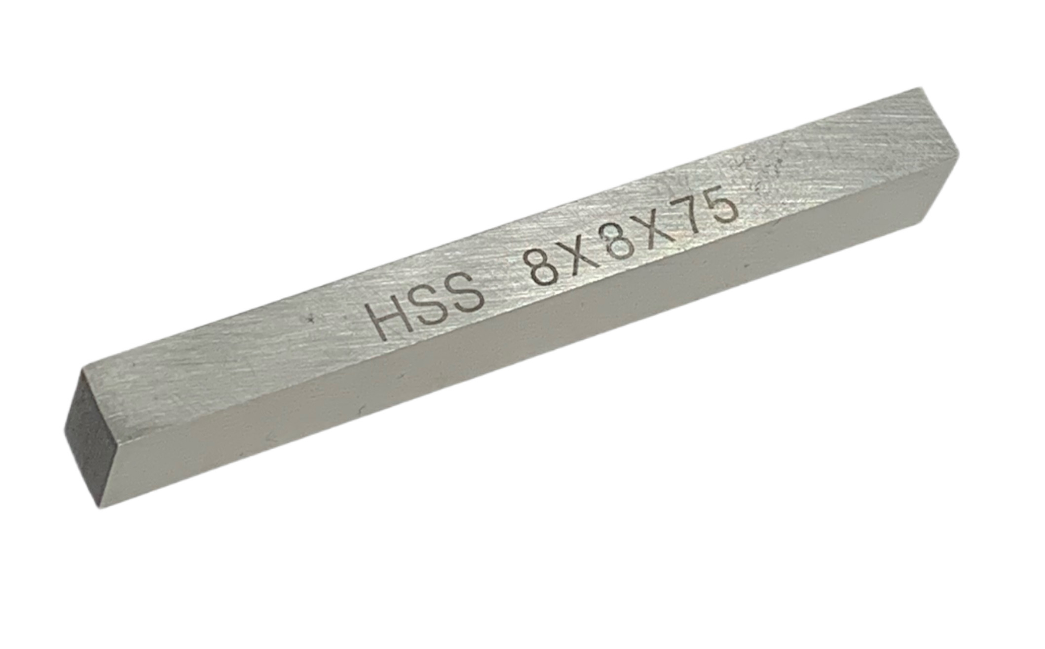 SQUARE TOOL STEEL 8MM X 8MM X 75MM LONG BLANK END - RDG Tools