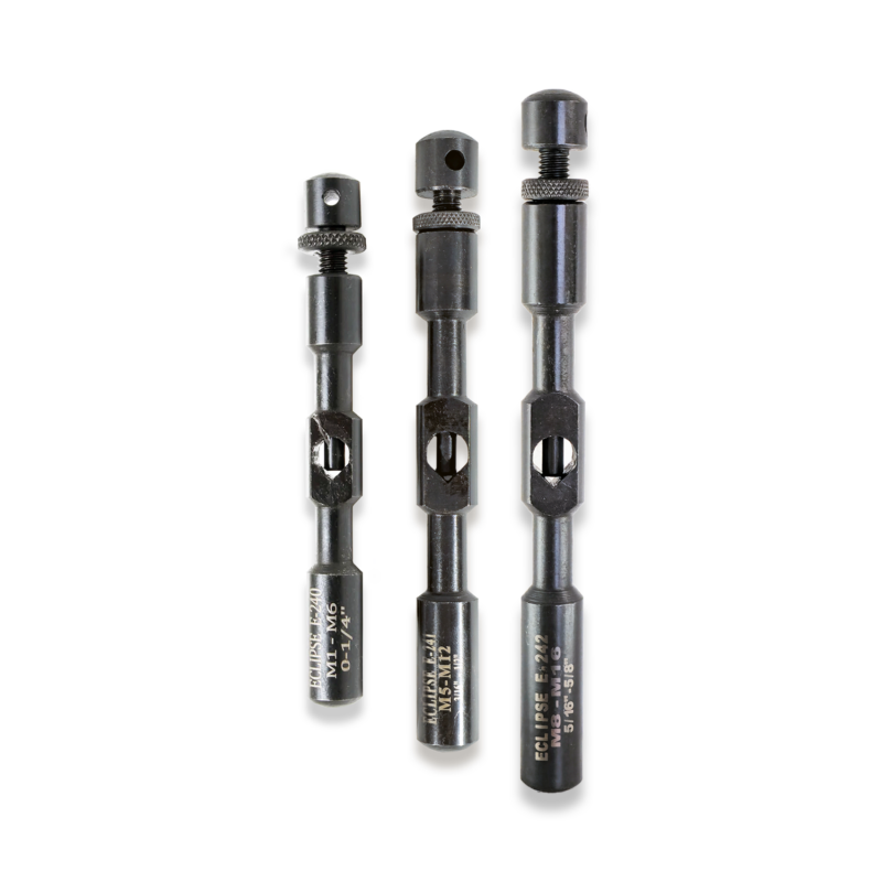 Eclipse Bar Type Tap Wrench Set M1-M6 E240, M3-M12 E241 & M4-M16 E242 ...