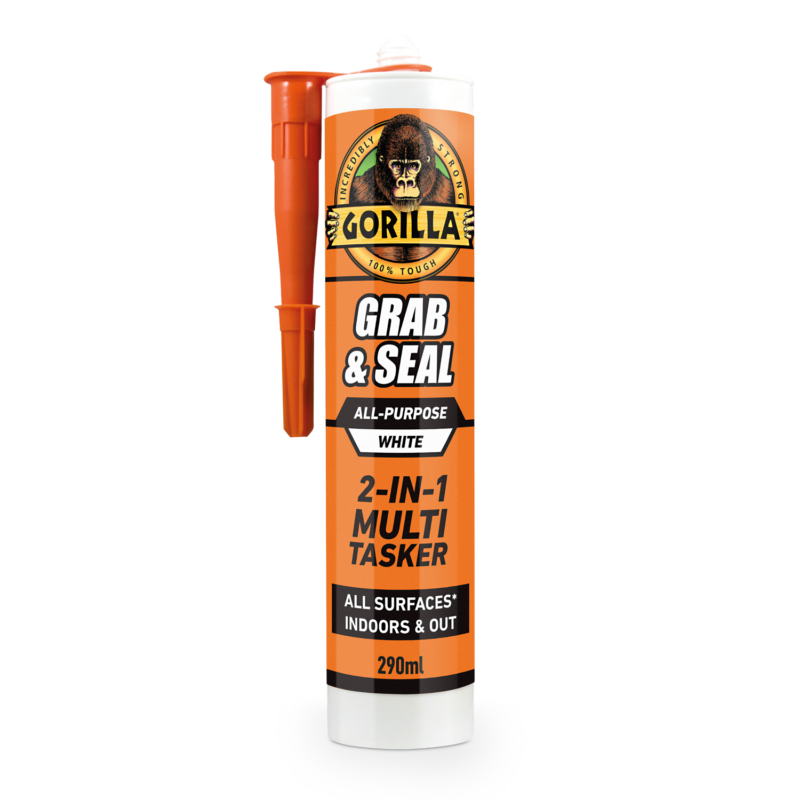 Gorilla Grab & Seal 2-IN-1 Grab Adhesive & Sealant Hybrid WHITE 290ml ...