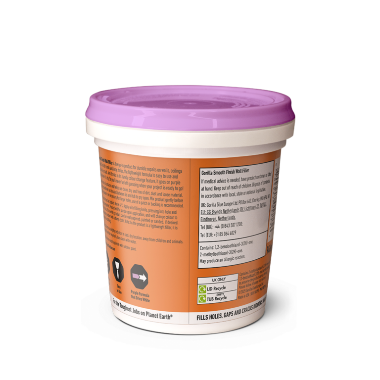 Gorilla Smooth Finish Wall Filler 473ml Tub - RDG Tools