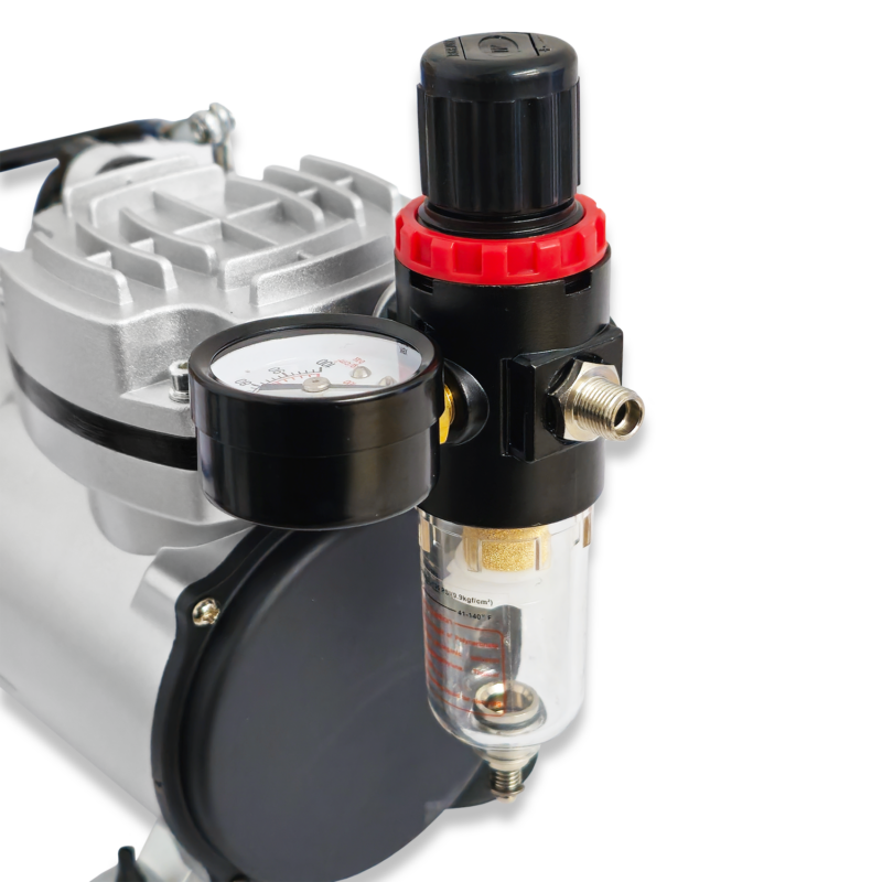 MINI AIR COMPRESSOR PERFECT FOR AIRBRUSHES (UK 3 PIN PLUG) - RDG Tools