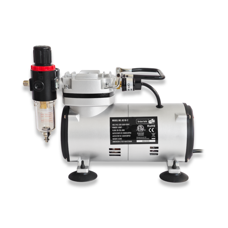 MINI AIR COMPRESSOR PERFECT FOR AIRBRUSHES (UK 3 PIN PLUG) - RDG Tools